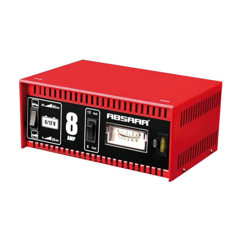 ABSAAR Battery charger - 8 AMP 6/12V - A/M