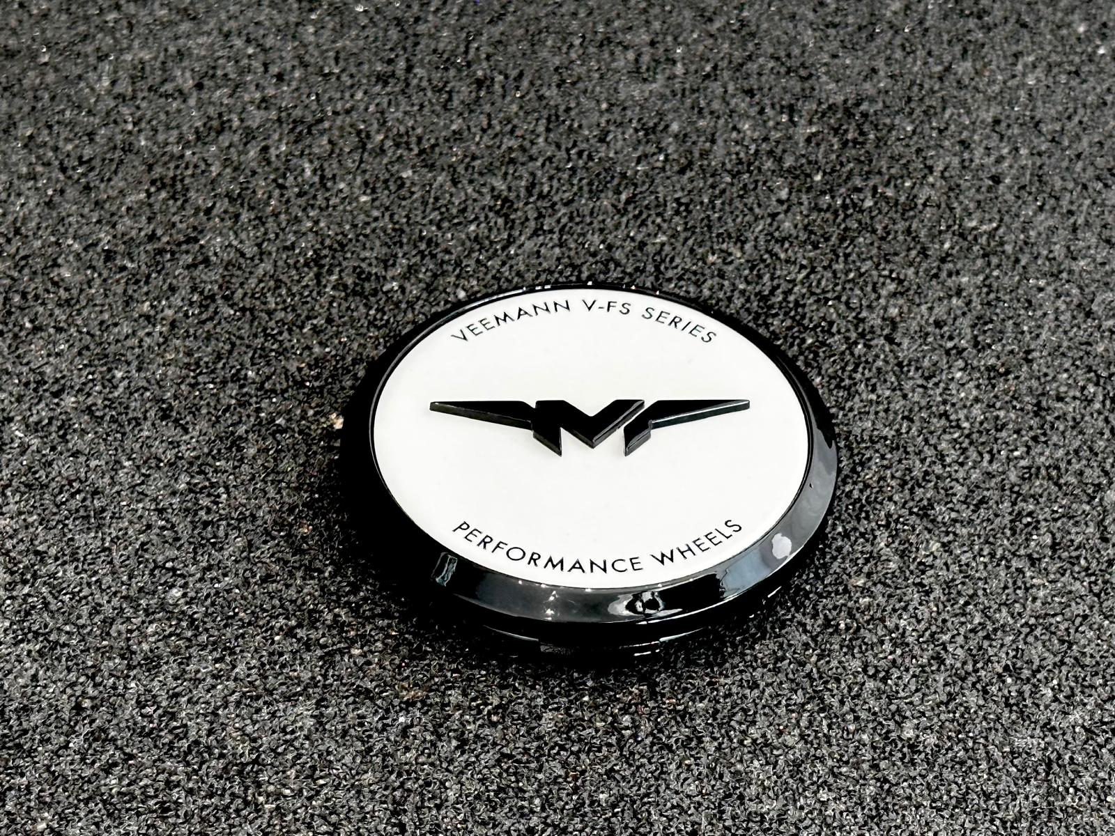 Veemann V-FS Series Centre Caps White | Free UK and Ireland Delivery