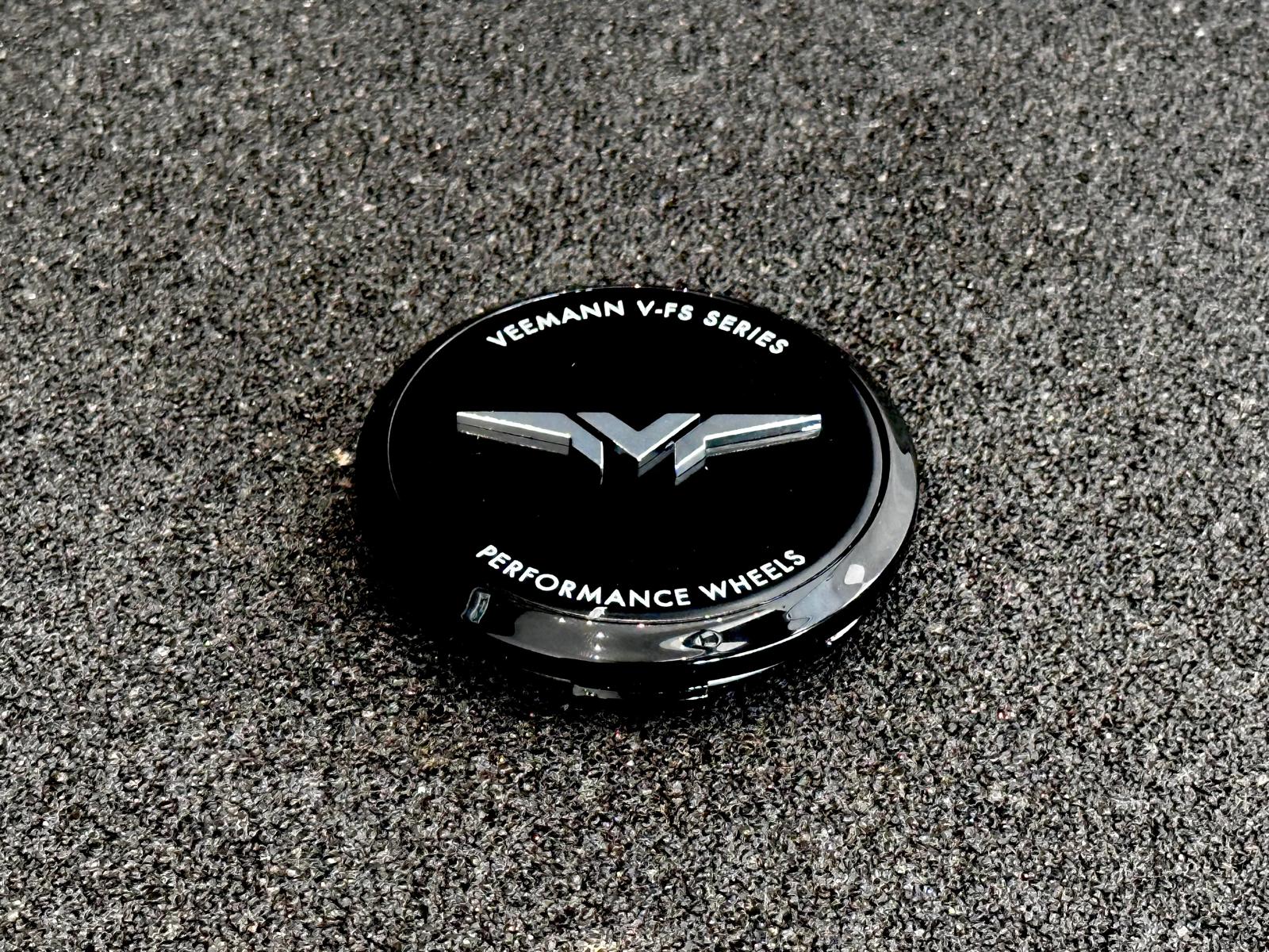 Veemann V-FS Series Centre Caps Matt Black | Veemann Centre Caps