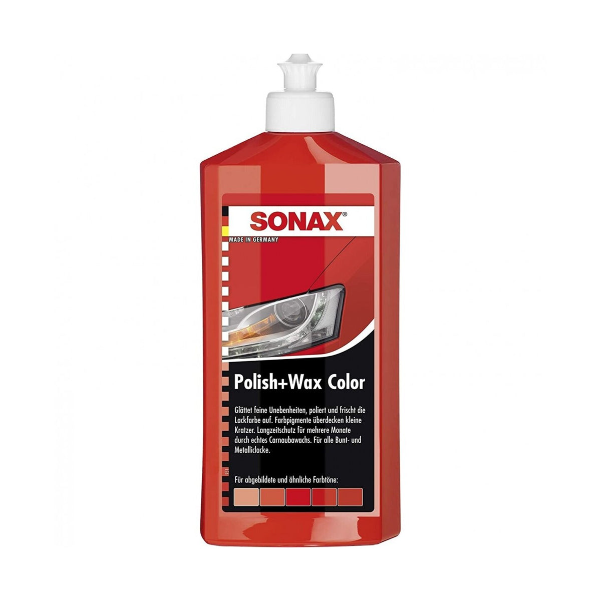 Sonax Red Polish and wax Colour Nano Pro 500ml